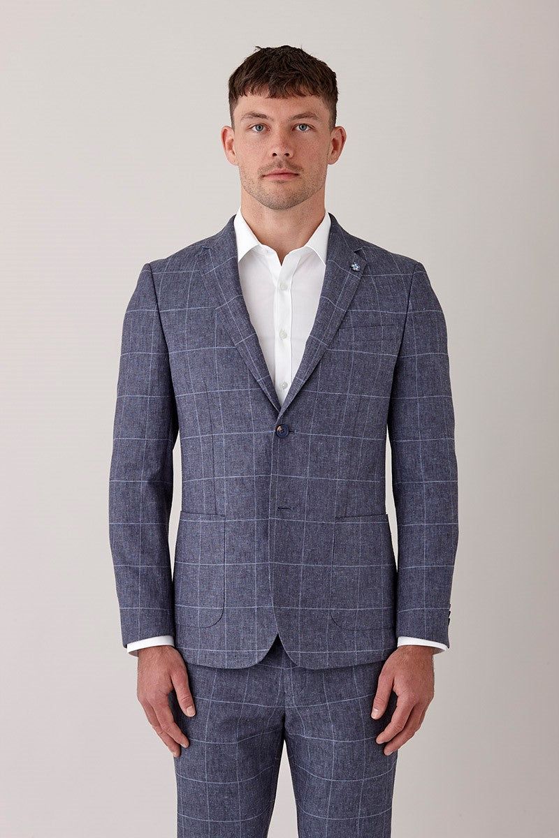 Tyson Jacket Denim Check – Harper & Co Boutique